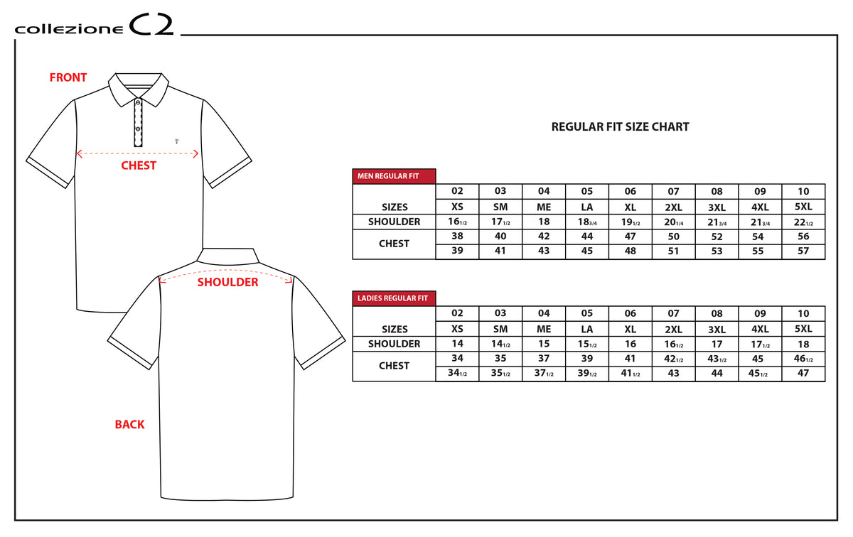 C1 Men's Regular Fit – CollezioneC2ph